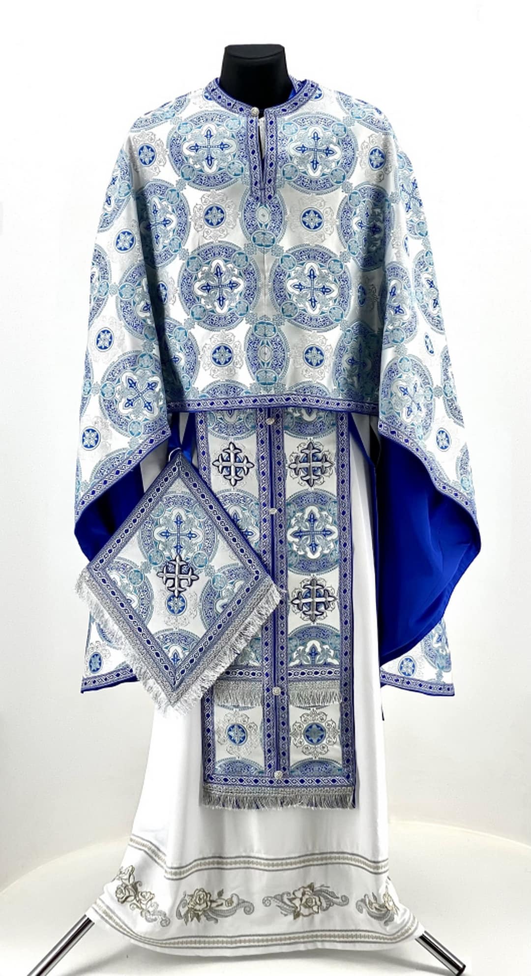 Priest Vestment Greek Cut, Brocade Fabric, With Sewn on Galloon ...
