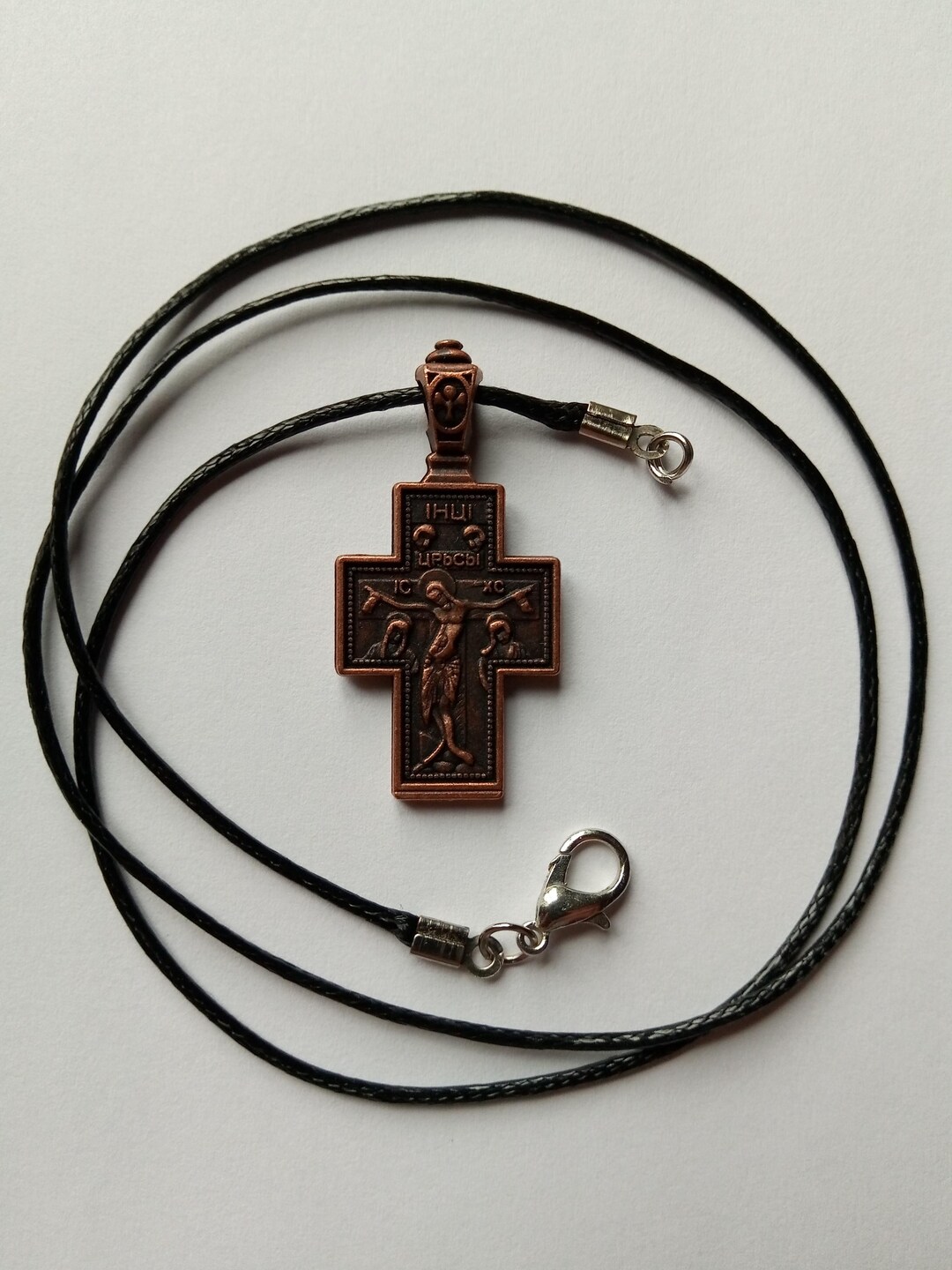 Orthodox Metal Cross on Neck | Cross on Neck With Cord | Cross ...