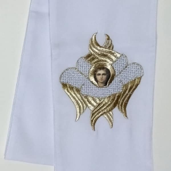 Gold and White Liturgical Fabric - Etsy