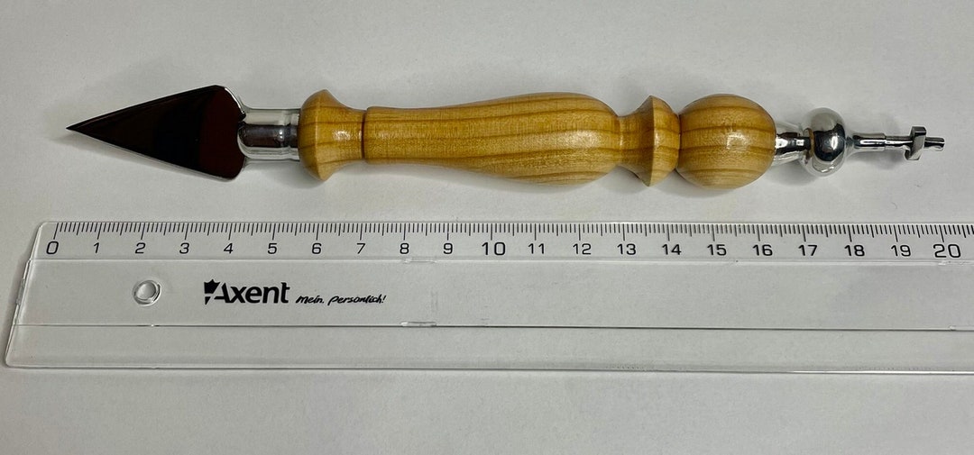 Priest Medium Spear Cutting Out Prosphora | Spear Wooden Handle | Altar ...