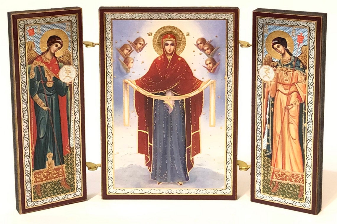 Orthodox Icon Orthodox Icon Fold Triple Icon Christian Icon - Etsy