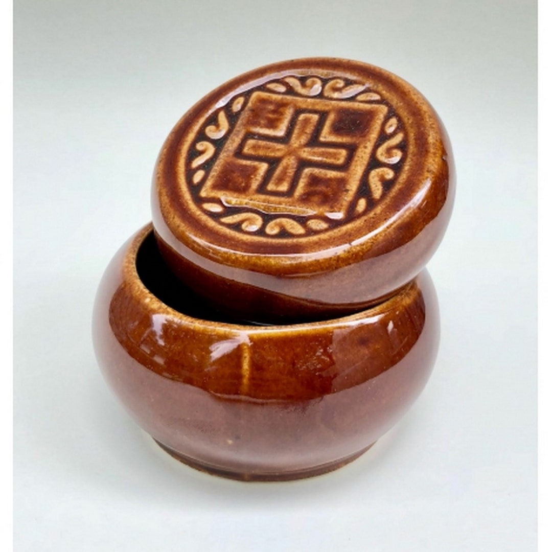 Ceramic Prosphorite | Brown Prosfornitsa | Round Baker | Vessel for ...