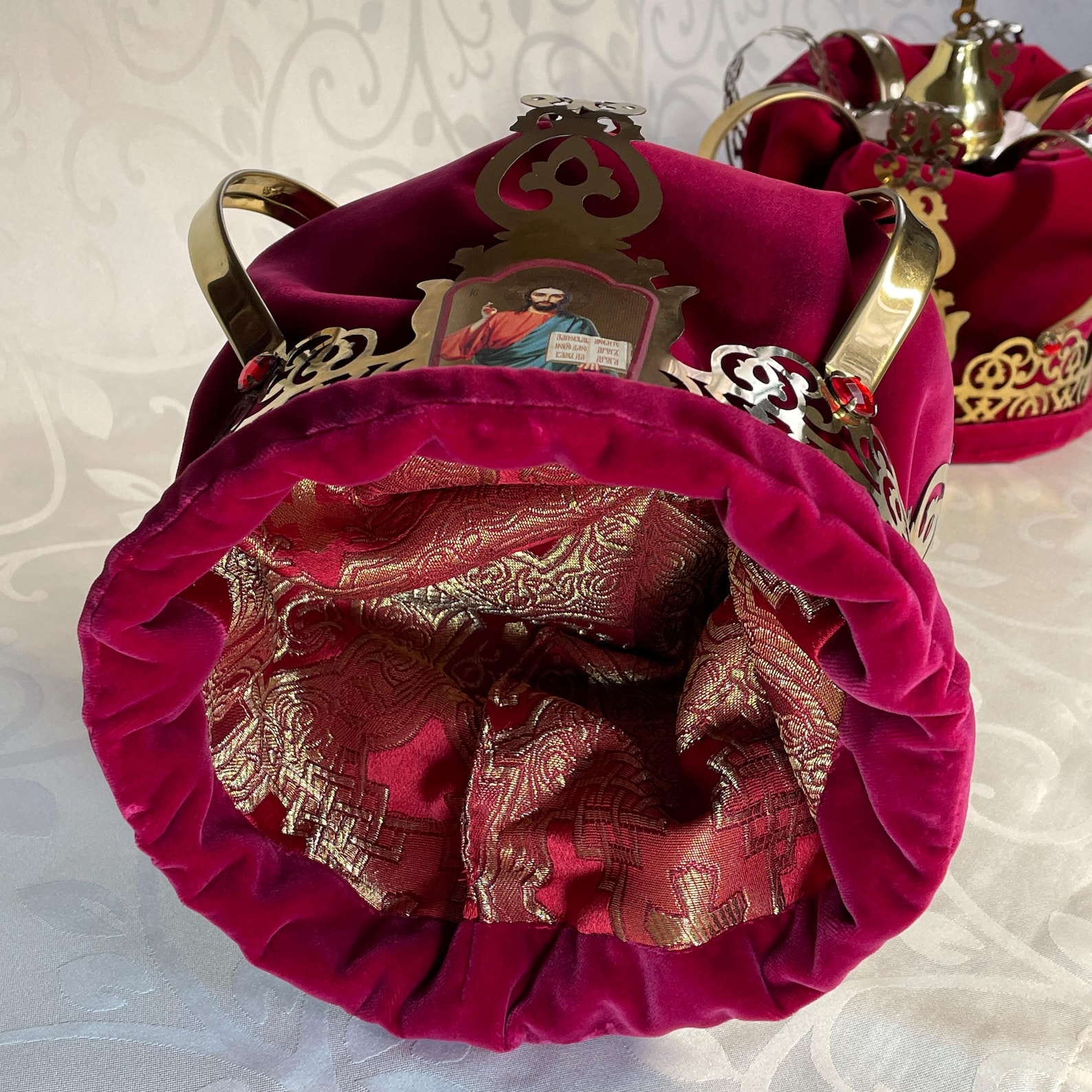 Orthodox Wedding Crowns of Couples | Crowns for Weddings | Crown-shaped ...