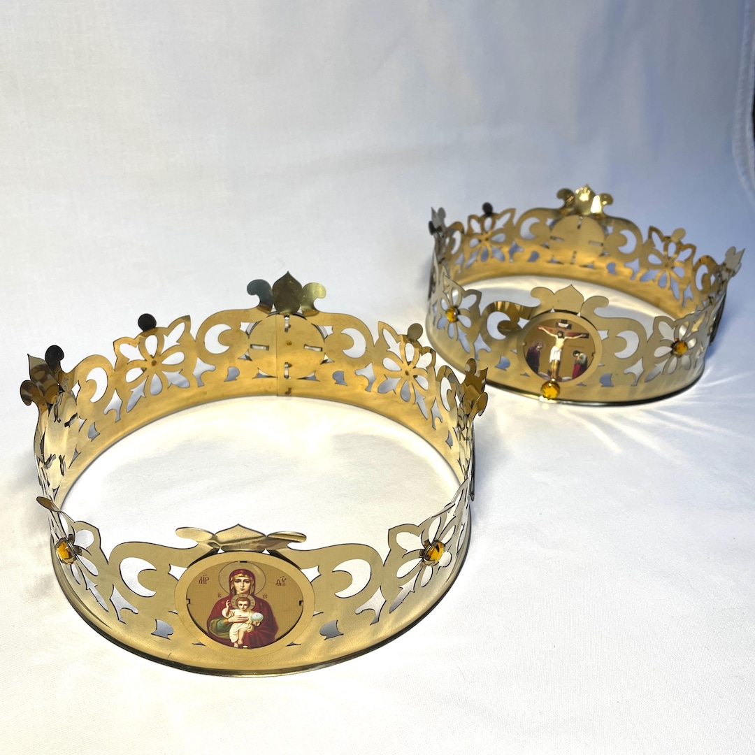 Orthodox Wedding Crowns of Couples | Crowns for Weddings | Orthodox ...