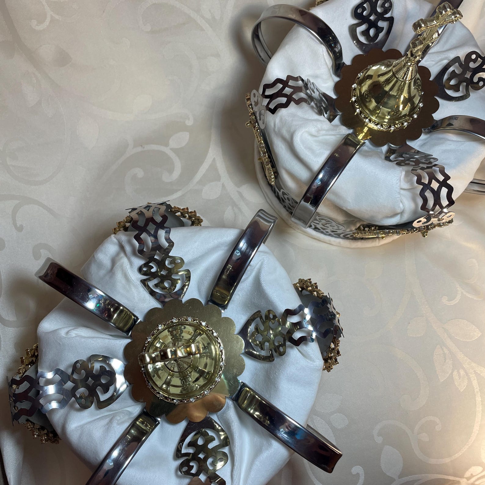 Orthodox Wedding Crowns of Couples | Crowns White Weddings | Crown ...