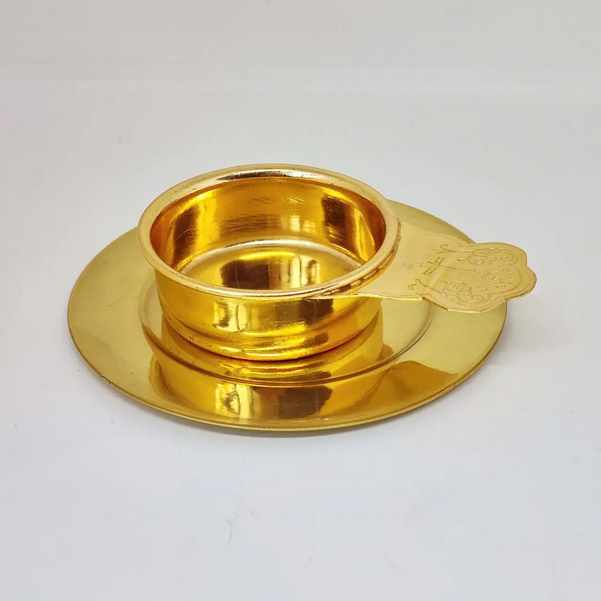 Set for the Divine Liturgy Ladle and Dish With Gilding | Ladle for ...