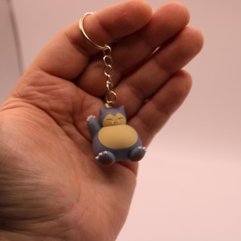 Snorlax Keychain - Etsy