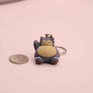 3D Pokemon Key Chain Chibi Snorlax - Etsy