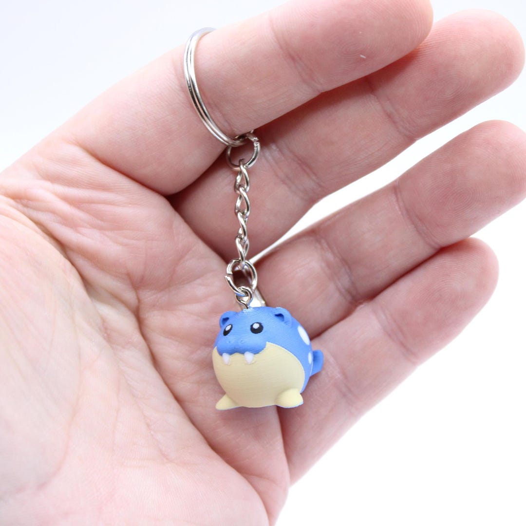 3D Pokemon Key Chain - Chibi Spheal (smol!) - Etsy