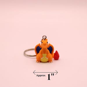 3D Pokemon Key Chain Chibi Charizard - Etsy