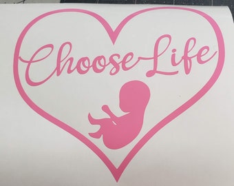 Pro Life Window Decals - Etsy