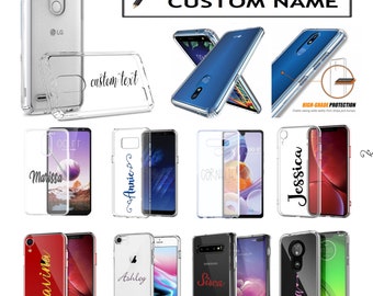 Personalized Custom Name Text Decal Sticker Vinyl Phone Case - Etsy