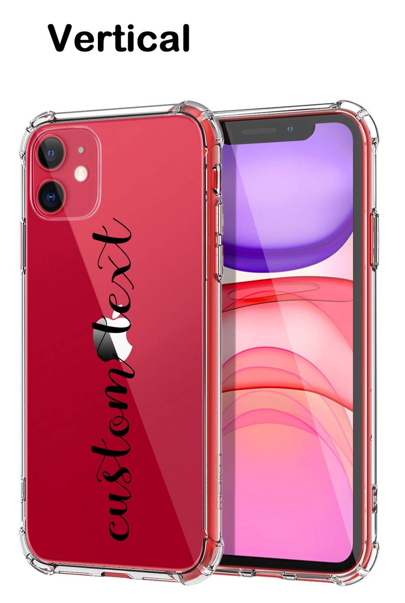 Personalized Custom Name Text Decal Sticker Vinyl Phone Case ...