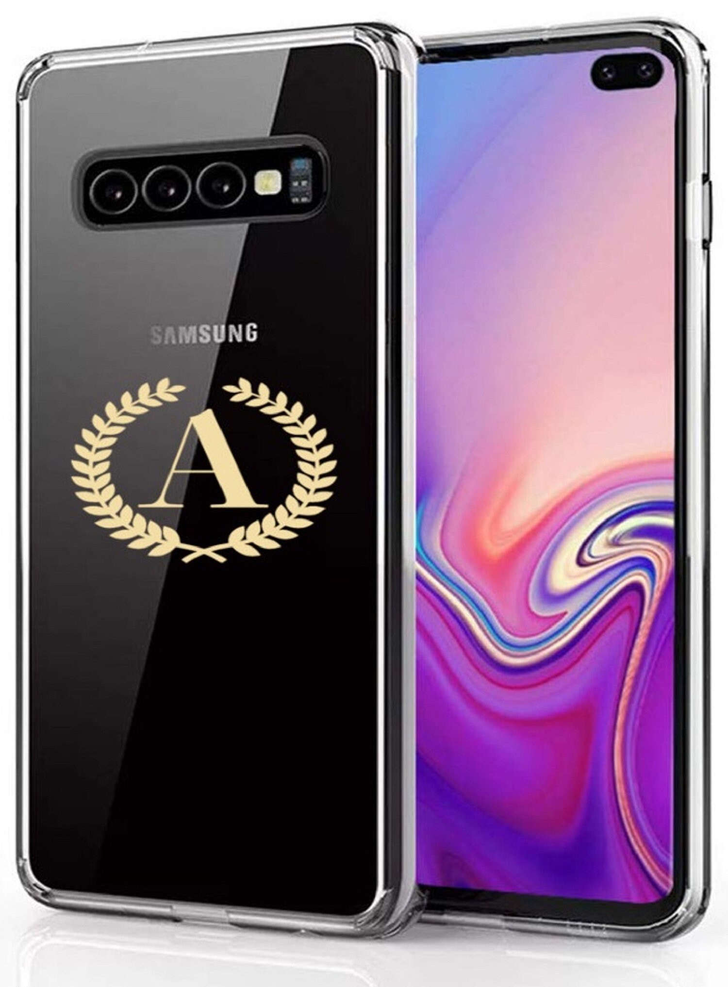 Personalized Custom MONOGRAM Decal Sticker Vinyl Phone Case - Etsy