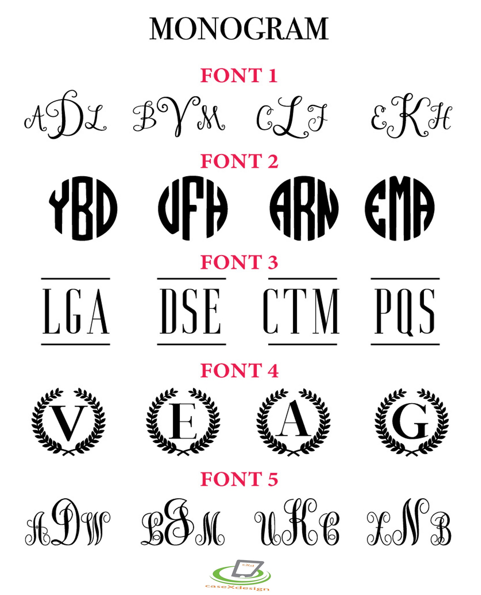 Personalized Custom MONOGRAM Decal Sticker Vinyl Phone Case - Etsy