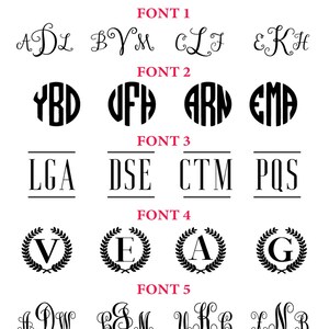 Personalized Custom MONOGRAM Decal Sticker Vinyl Phone Case Clear Cover ...