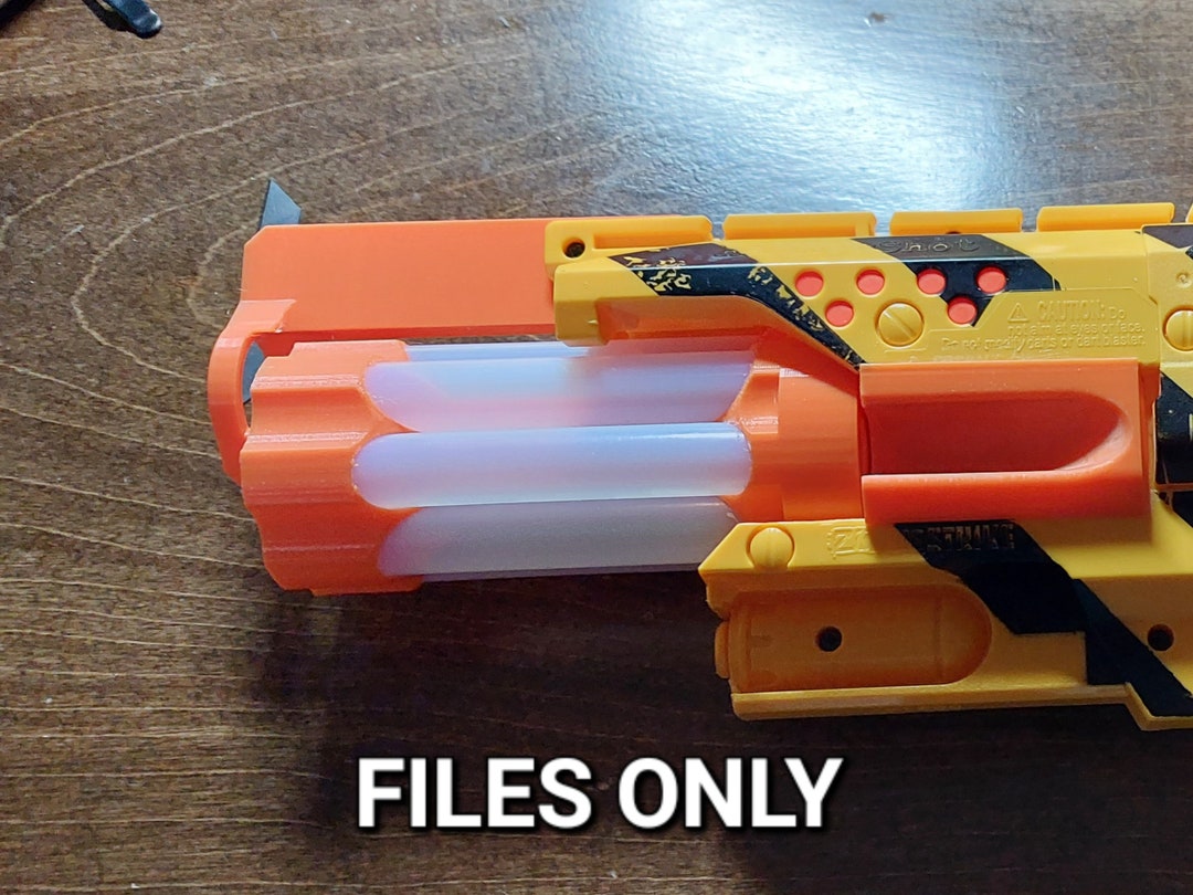 Nerf Long Barrel Cylinder (FILES ONLY) - Etsy