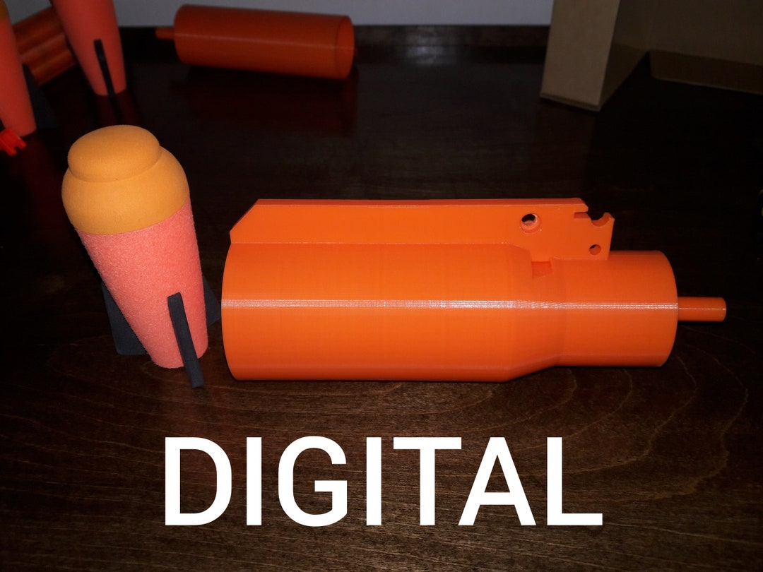 Nerf Hammershot Demolisher Rocket Attachment - Etsy