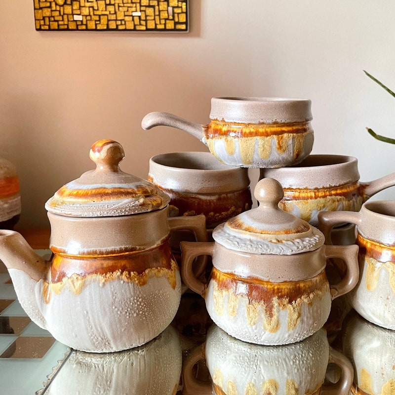 Pottery Tea Set - Etsy