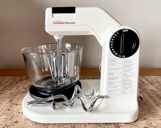 Sunbeam Mixmaster 12-speed Stand Mixer- 1980’s. - Etsy