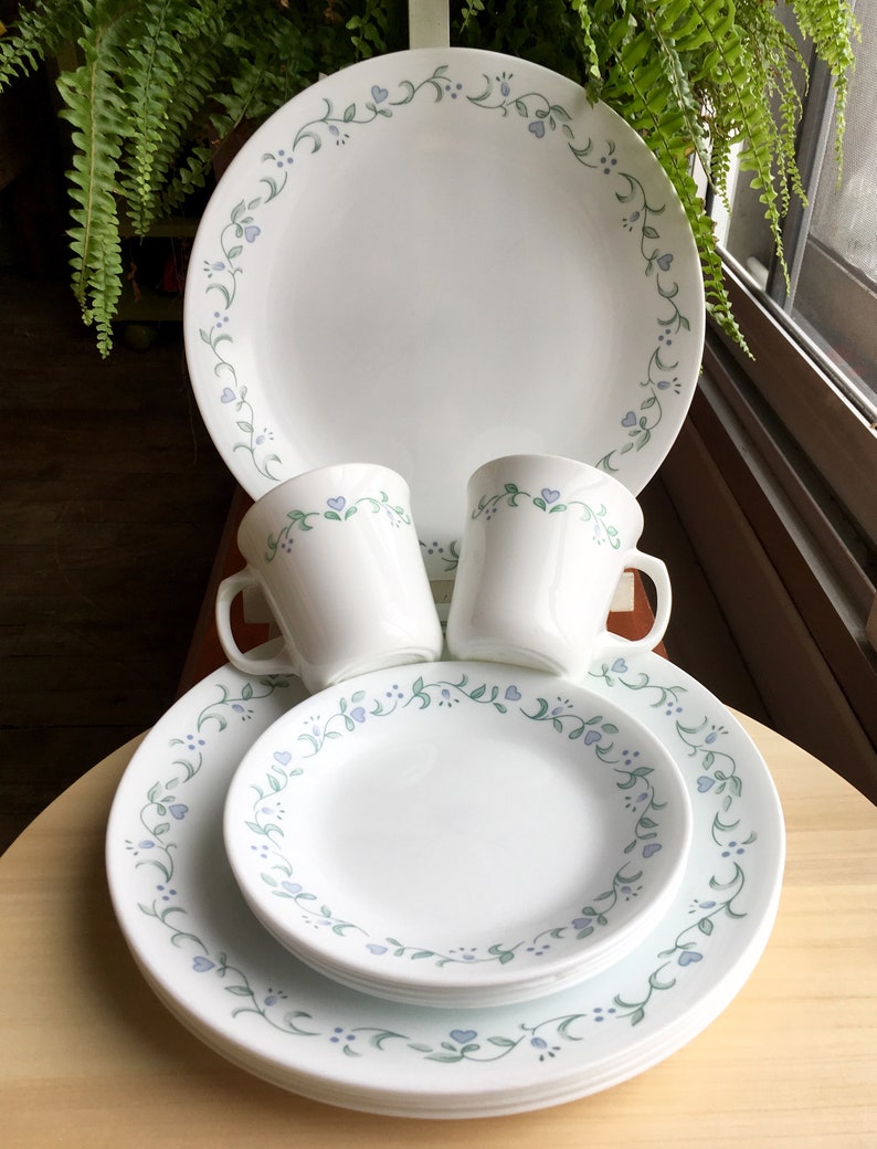 Corelle Country Cottage Dinnerware 14 Pieces. - Etsy