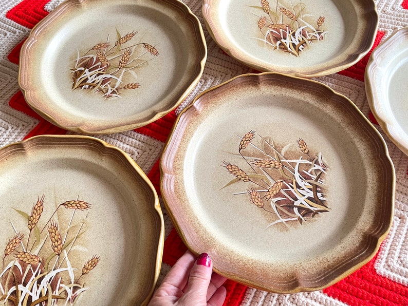 Mikasa Japan Stoneware Tableware- Whole Wheat Series- Set of 5. - Etsy