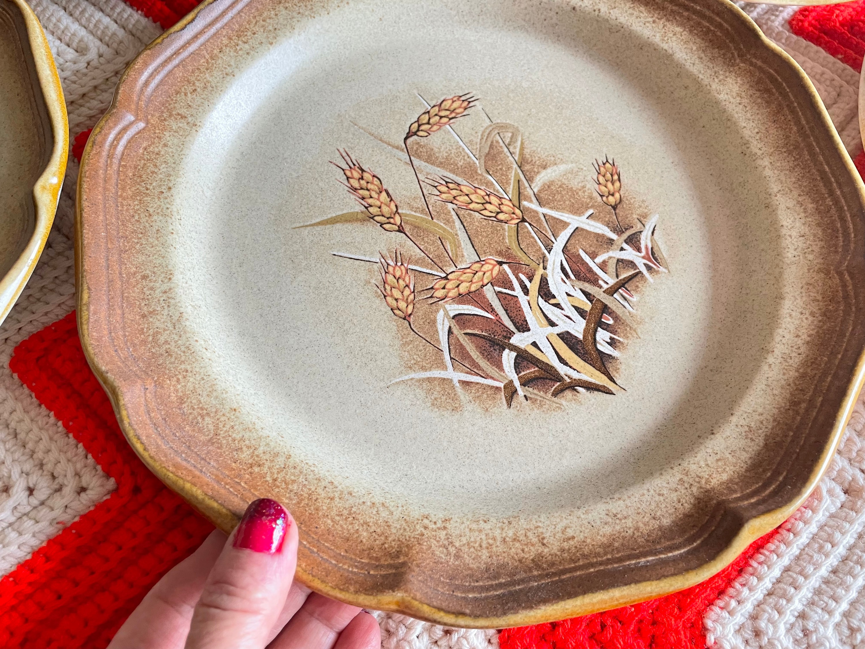 Mikasa Japan Stoneware Tableware- Whole Wheat Series- Set of 5. - Etsy