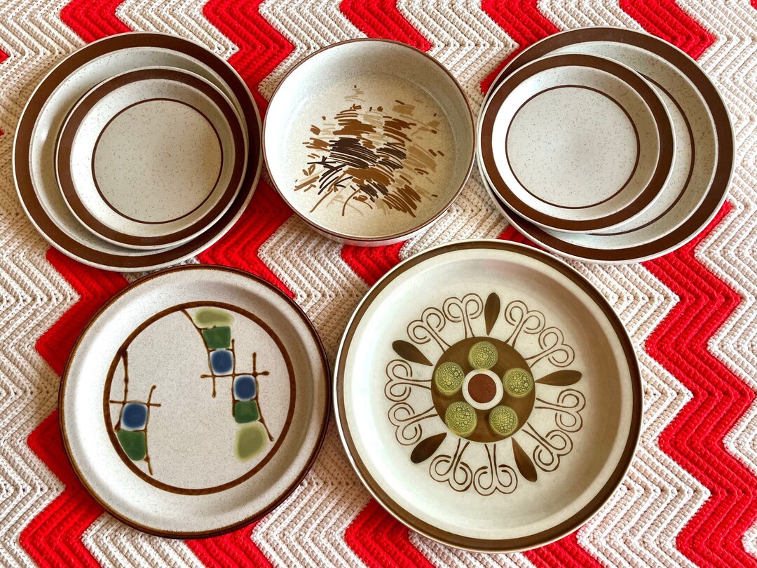 Collection of Japanese Stoneware Tableware 7 Pieces. - Etsy