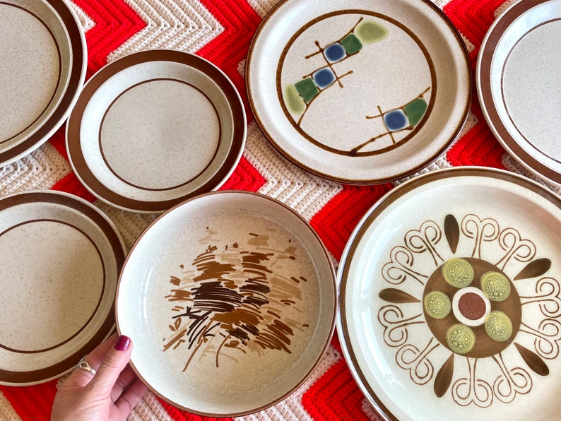 Collection of Japanese Stoneware Tableware 7 Pieces. - Etsy