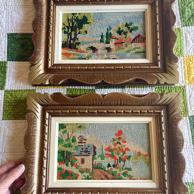 Needlepoint Wall Art - Etsy