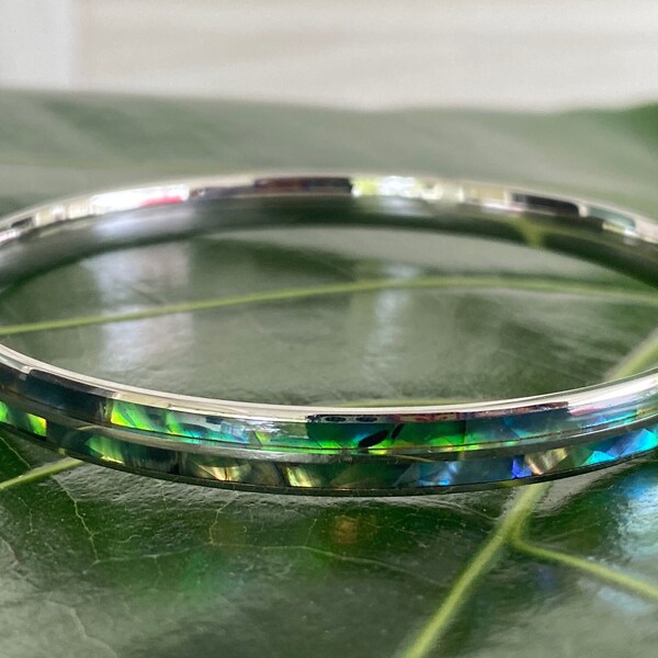 Abalone Bangle - Etsy