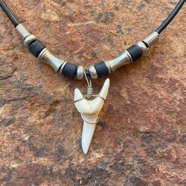 Metal Shark Tooth Necklace - Etsy