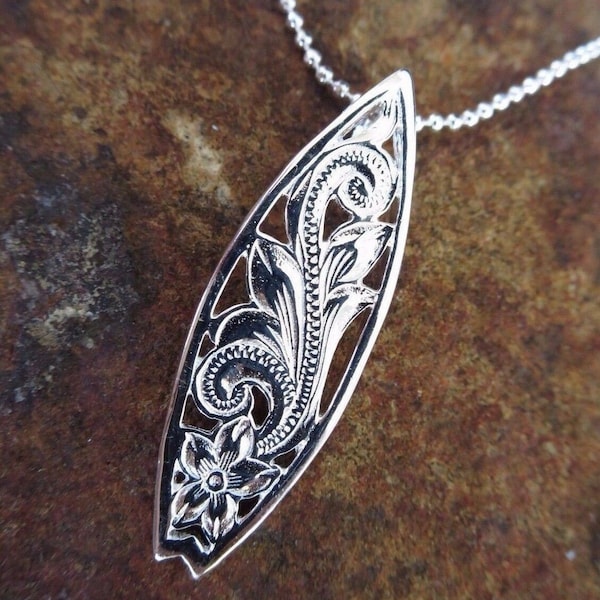 Surfboard Pendant - Etsy
