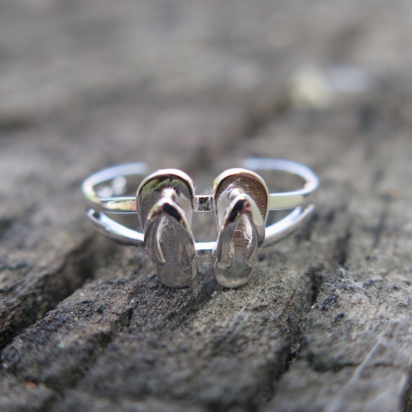 Double Toe Rings - Etsy