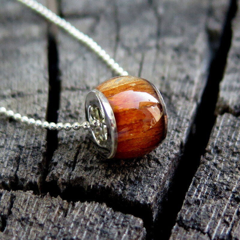 Wood Silver Jewelry - Etsy