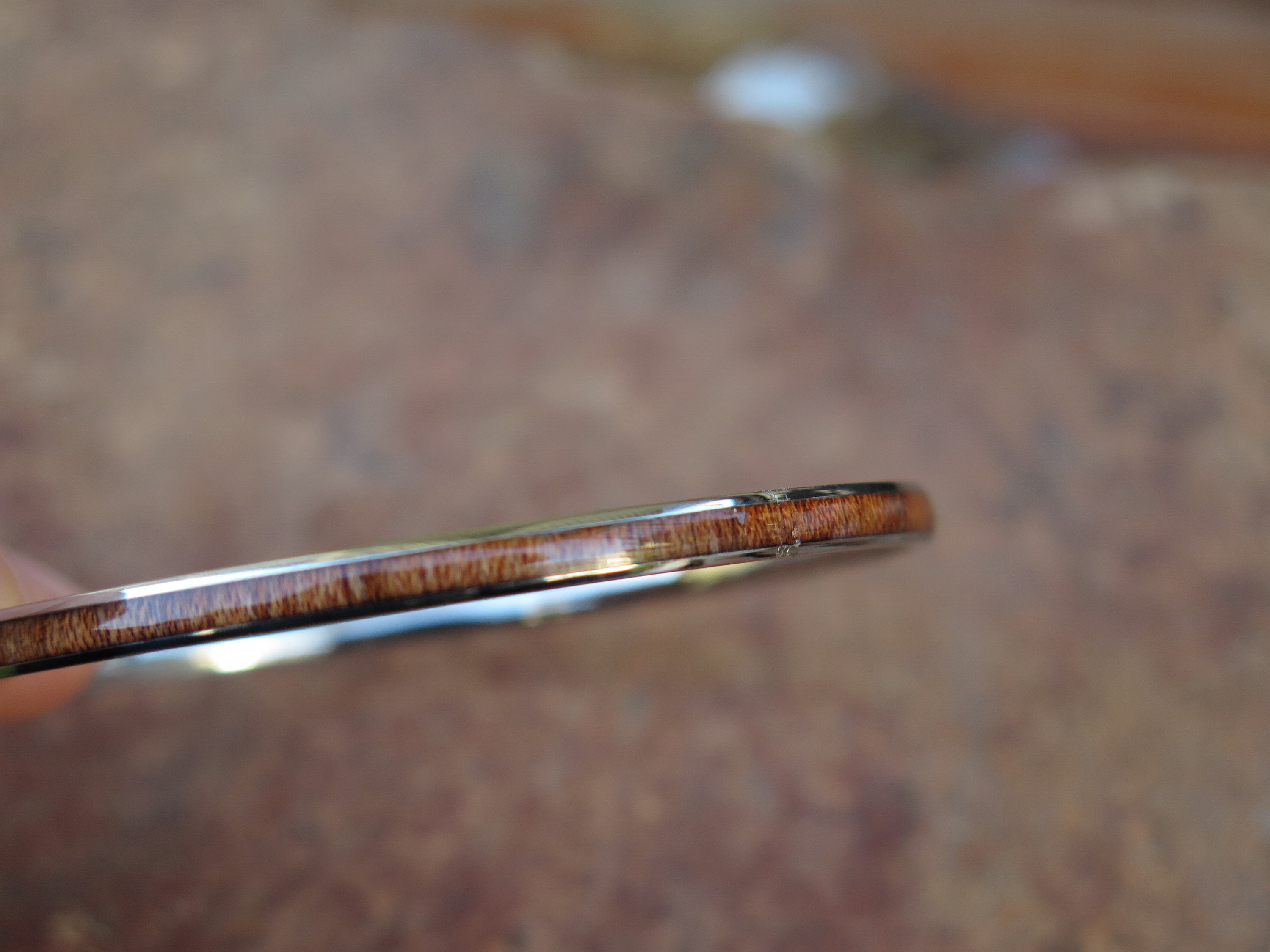 Hawaiian Design Natural Koa Wood Stainless Steel Hawaiian - Etsy