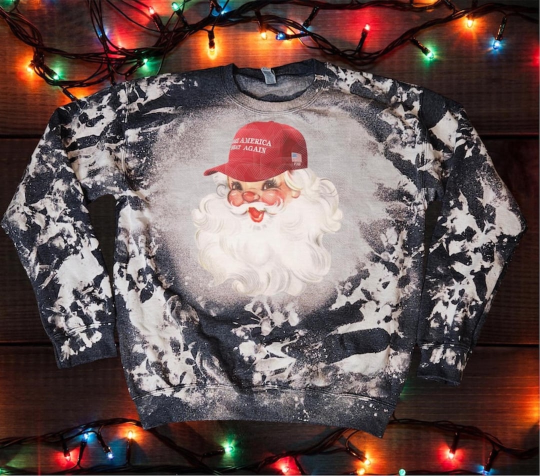 MAGA Santa Claus, Trump, Vintage Christmas, Make America Great Again ...