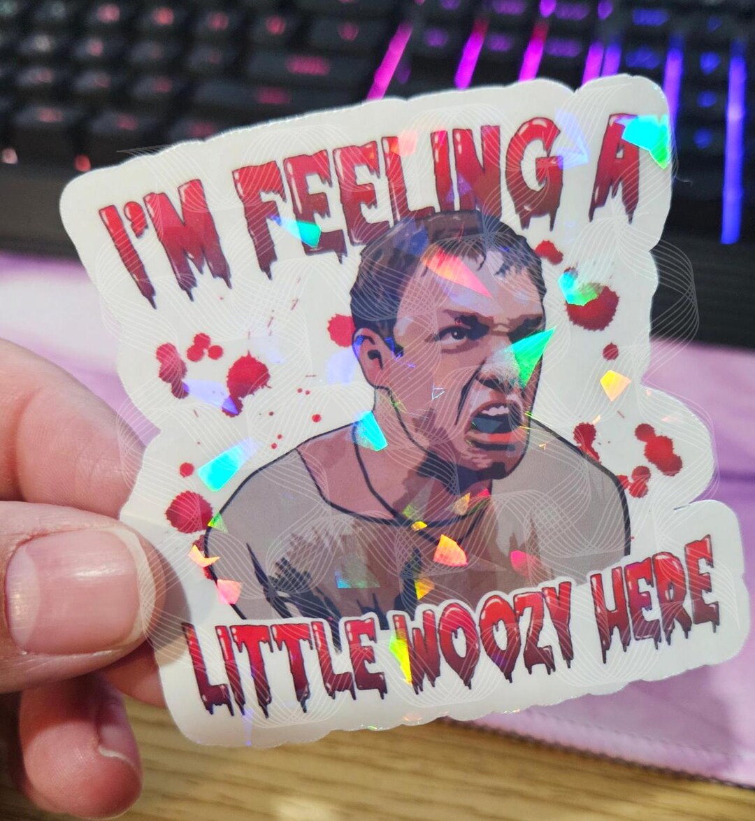 Halloween Sticker, Horror Halloween, I'm Feeling A Little Woozy Here ...