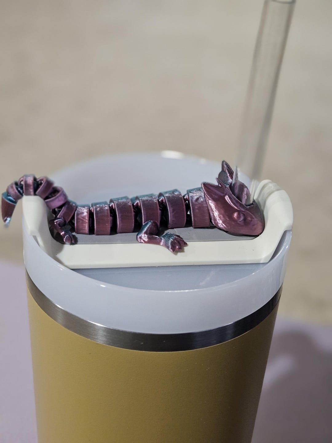 Dragon Straw Topper for Tumblers – Cute Fantasy Straw Buddy Fits ...
