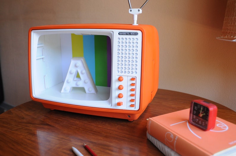 Vintage TV Restyled / Home Decor / Mini Cabinet / Retro - Etsy