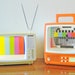Vintage TV Restyled / Home Decor / Mini Cabinet / Retro - Etsy