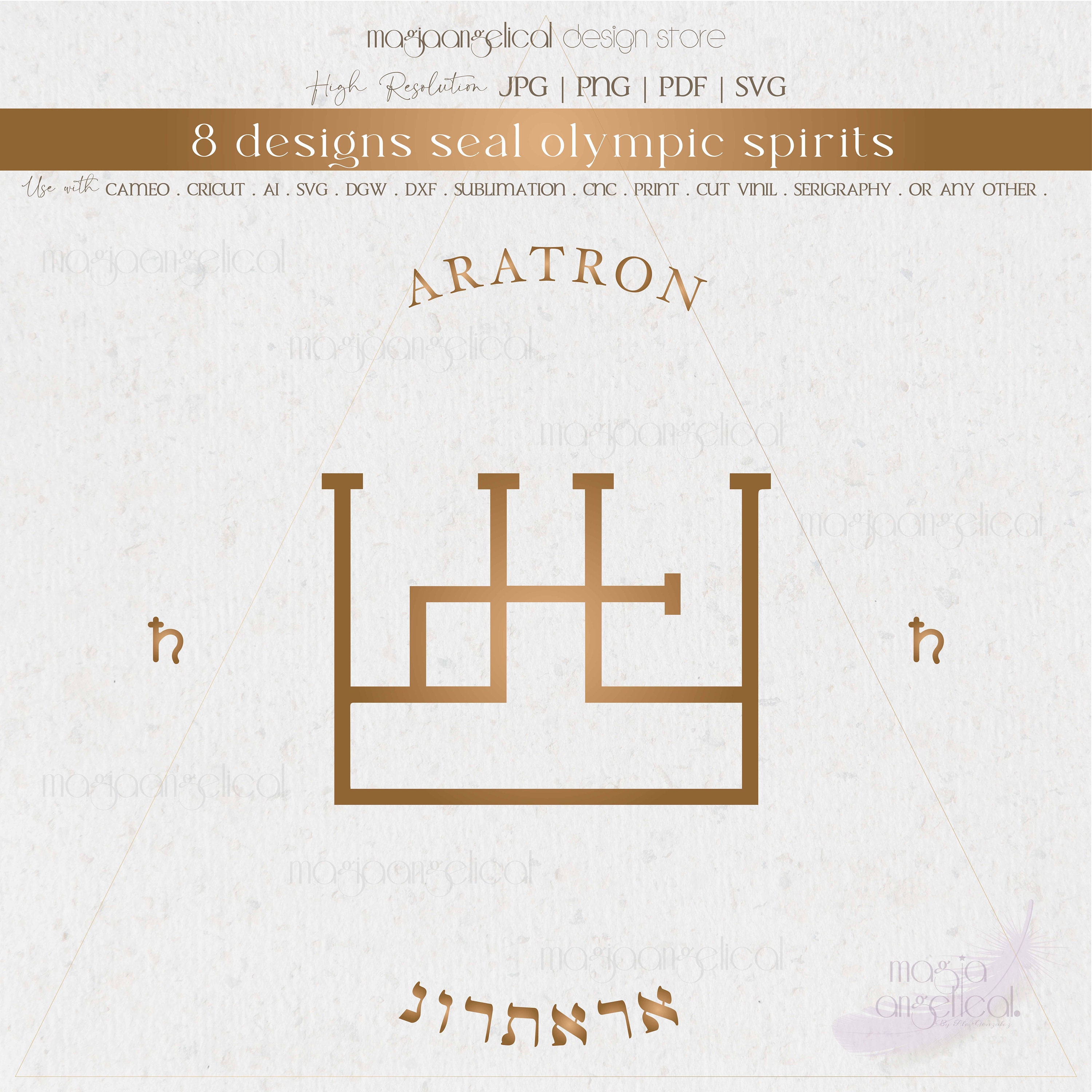 Seals Seven Spirits of Olympus of the Arbatel of Magic - Etsy UK