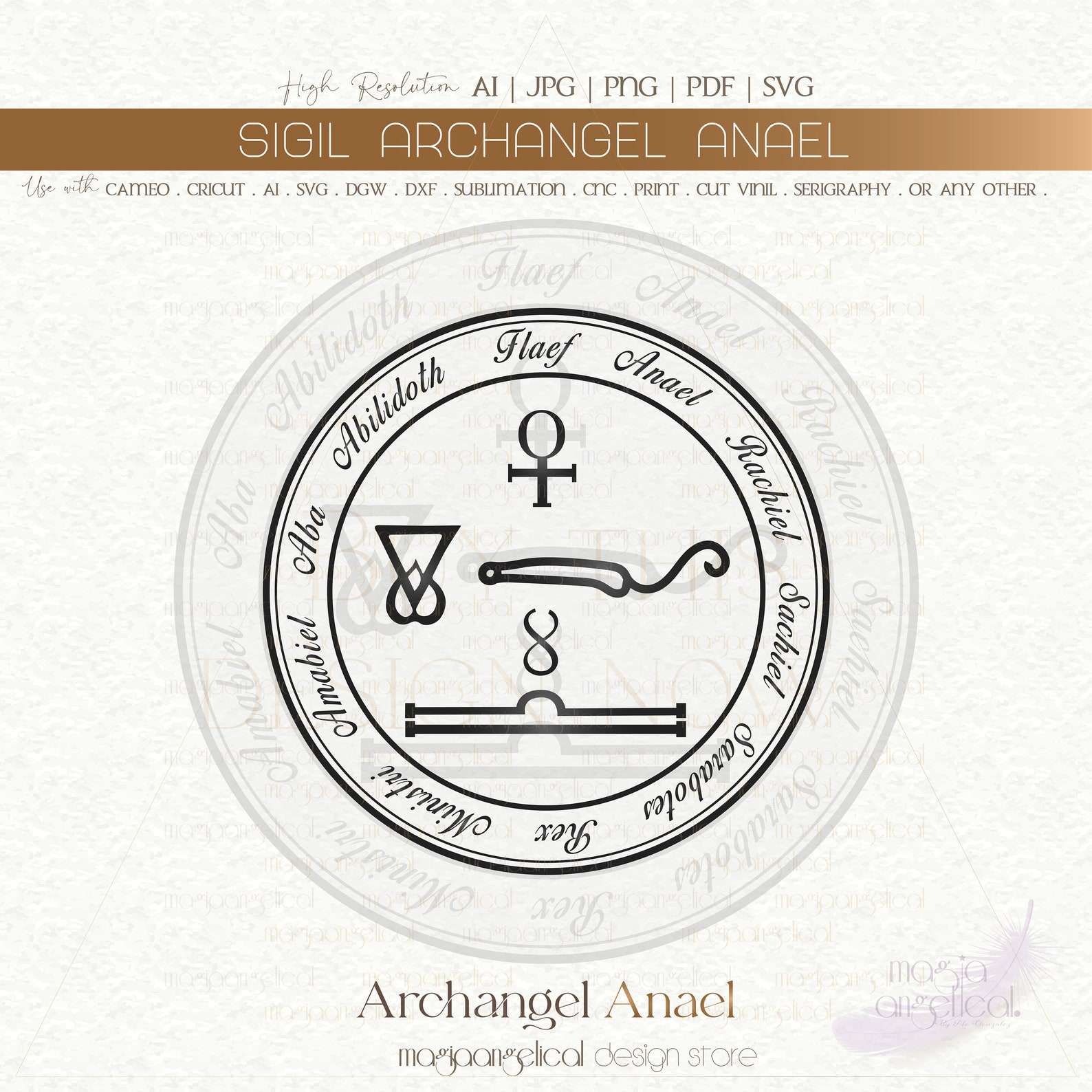 Sigil Archangel Anael + Bonus GIFT - Etsy