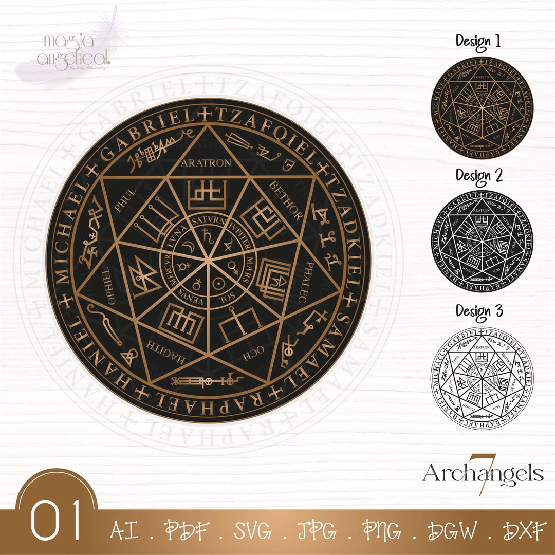 Seal 7 Archangels, 7 Powerful Archangels, Powerful Magical Protection ...
