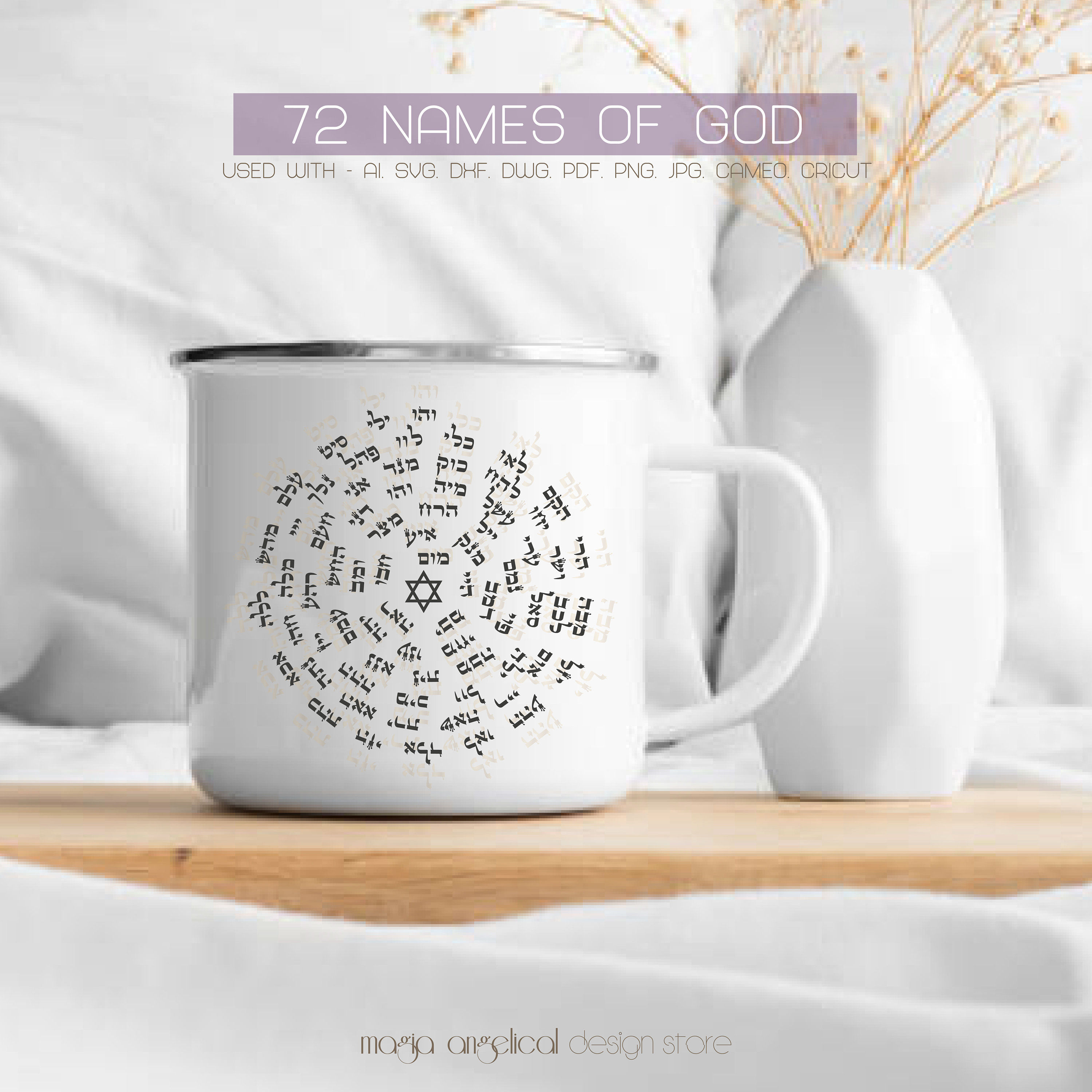 72 Names of God, Kabbalah Names, 72 Hebrew Names for God, 72 Names of Angels and God. Meditation ...