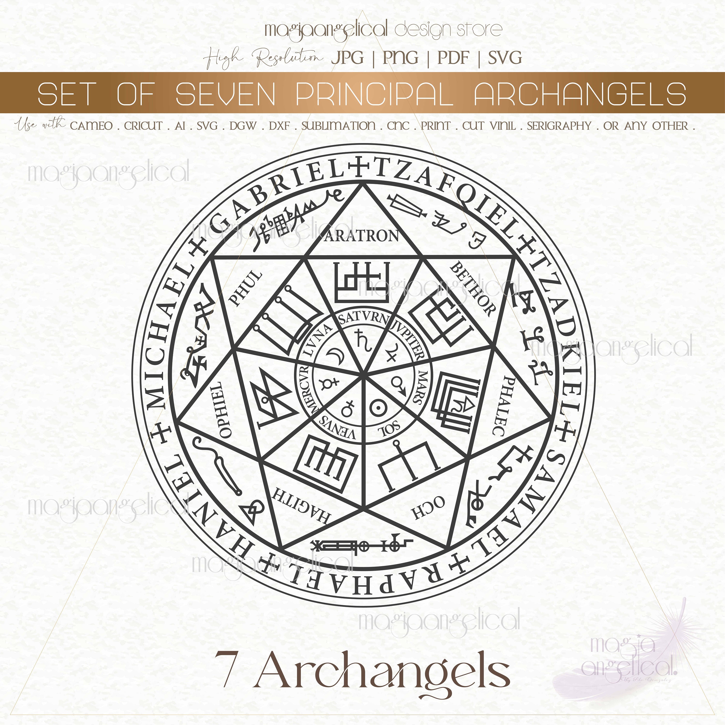 7 Angelic Seals From the Magic of Armadel. 7 Magical Angelic Seals ...