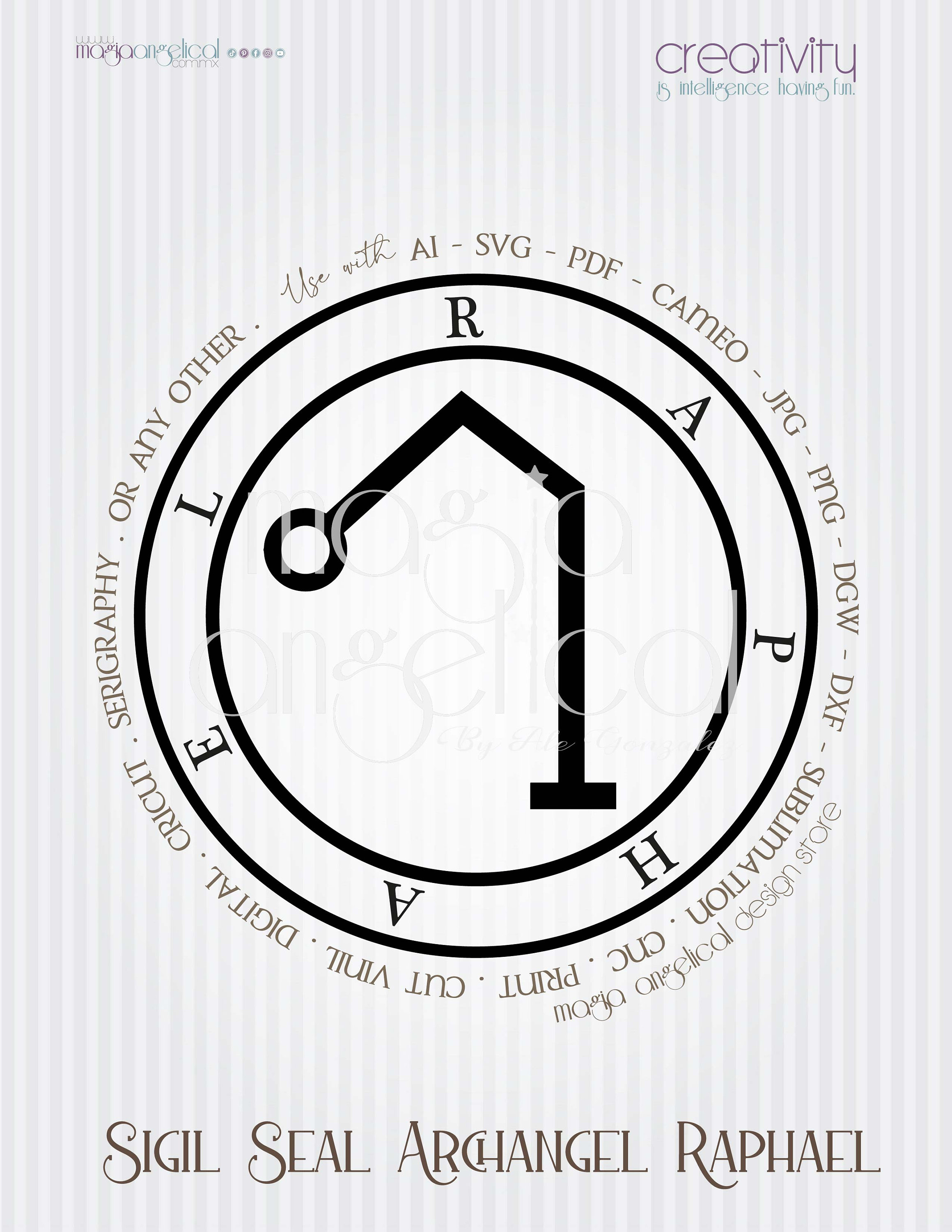 Archangels, Runes, Sigil, Seal Uriel, Raphael, Michael, Gabriel, Files ...