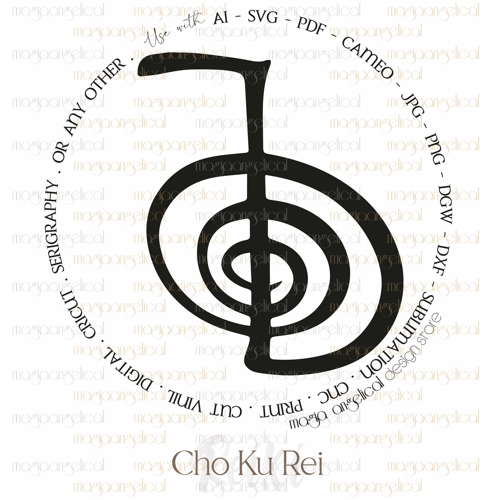Reiki Símbolos vector Símbolos Sanación, Symbol Reik, AI, svg, dwg, pdf ...
