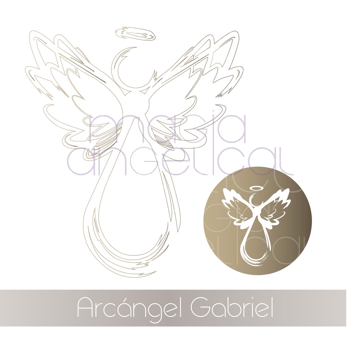 Vector Angel Clipart Baby Angel vector arcangel SVG AI | Etsy