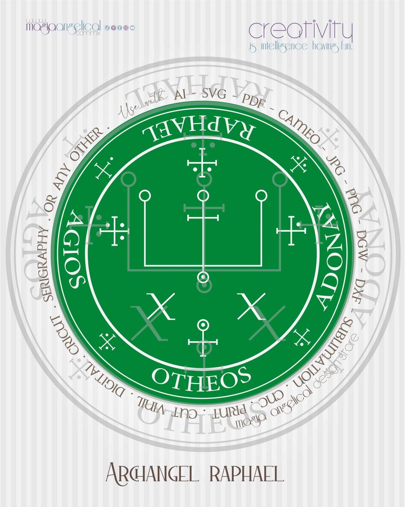 ARCÁNGEL SIGILS Rey Salomón Símbolo Mágico, Vinilo, Corte, Cricut, Svg ...